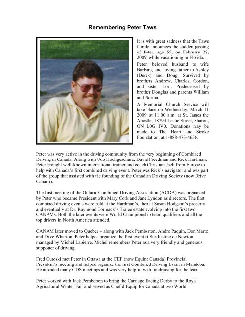 remembering-peter-taws-en.pdf - Drive Canada