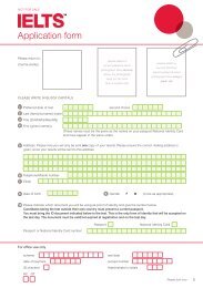 instructions to complete your ielts application form - Algonquin College