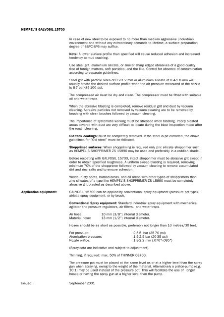 HEMPEL’S GALVOSIL 15700