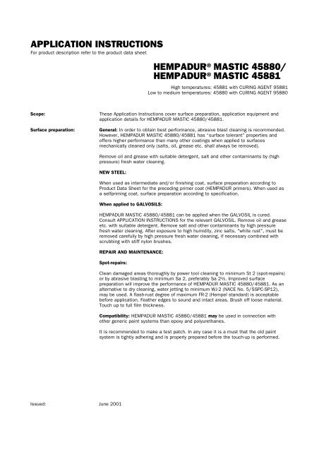 HEMPADUR MASTIC 45880/458