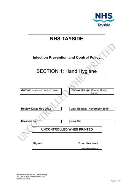 RESPONSIBILITIES AND ORGA