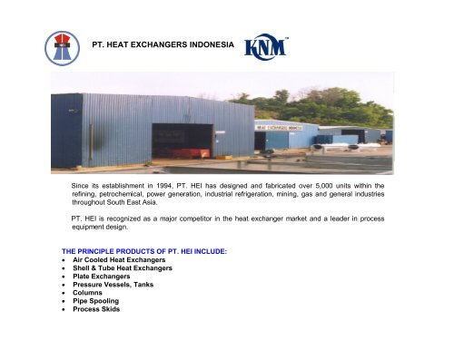 PT. HEAT EXCHANGERS INDON