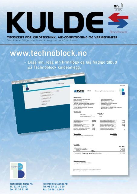 Kulde nr 1 - Kulde og Varmepumper