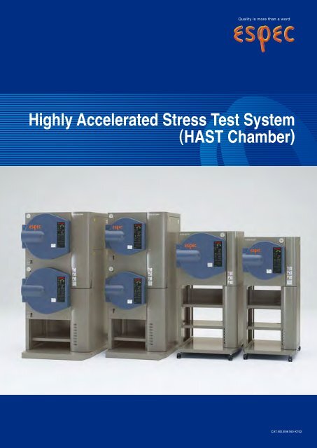 Highly Accelerated Stress Test System (HAST Chamber) Highly Accelerated Stress Test System (HAST Chamber)