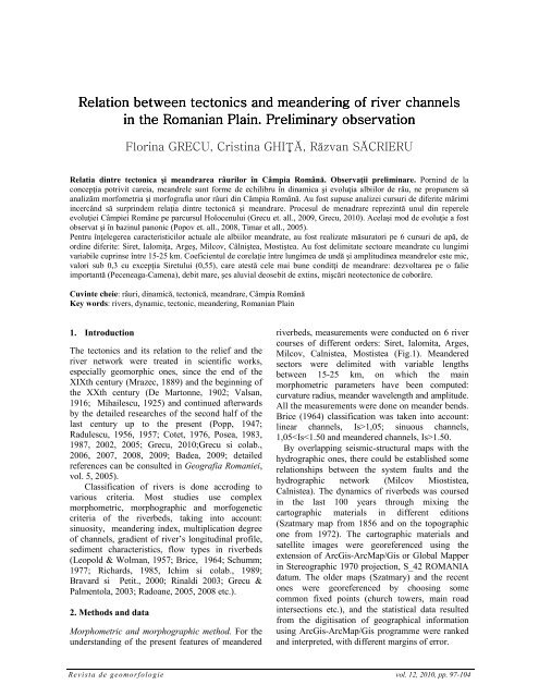 Florina GRECU, Cristina GHIŢĂ, Răzvan SĂCRIERU