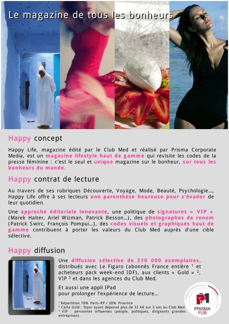 Fiche magazine - Prisma Pub