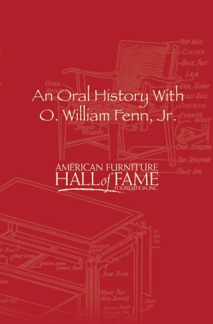 “Bill” Fenn, Jr. - American Furniture Hall of Fame