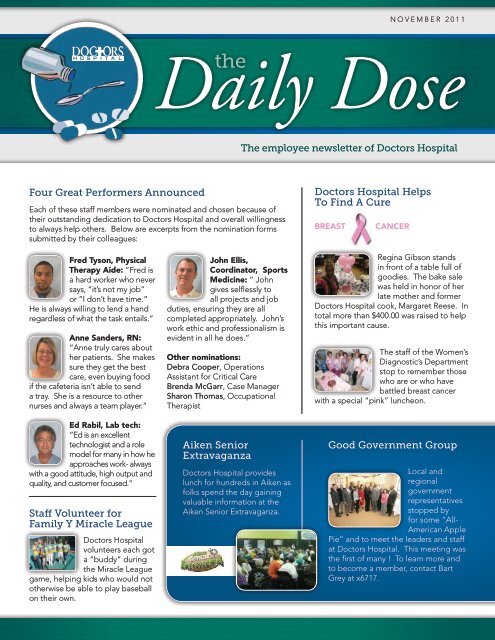 Daily Dose - Doctors Hospital