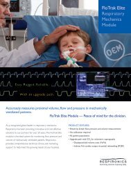 Clinical Testing of the LoFlo C5 Module – Inter-device ... - Respironics
