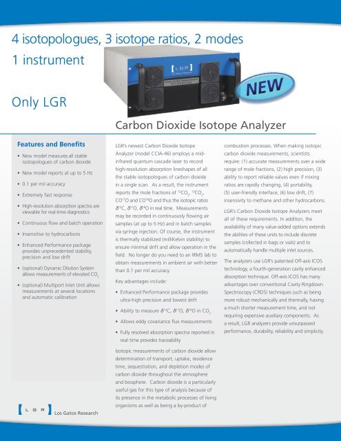 CCIA-46 - Los Gatos Research Inc.