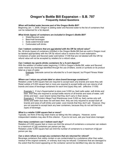 Water Bottle Bill Marketing Timeline