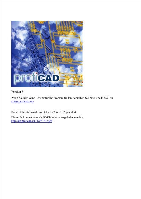 Dokument - ProfiCAD - ProfiCAD - Elektro CAD Software