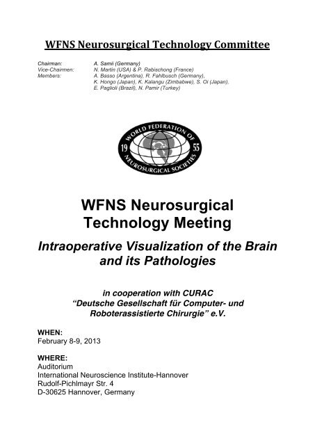 WFNS 2013 NTC Program - SINch