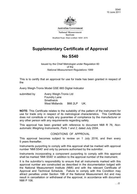 Avery Weigh-Tronix Model GSE 665 Digital Indicator - National ...