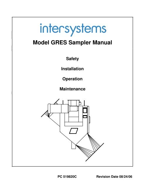 Model GRES Sampler Manual - Intersystems