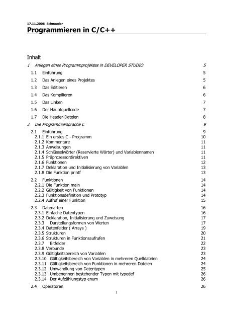 C Programmieren Unter Windows C Programmierung Lernen