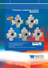 DPR Direct Pressure Reducing valve - Dorot Control Valves