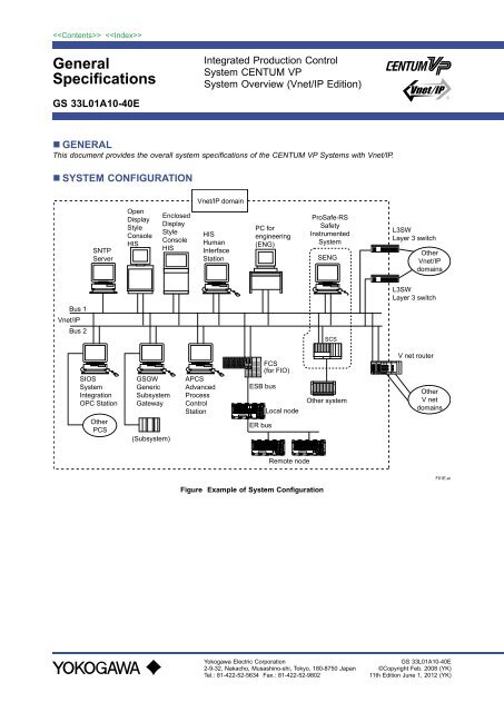 General Specifications - Yokogawa