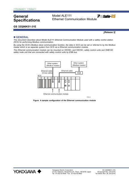 Ethernet Communication Module - Yokogawa