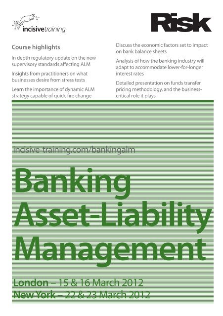 Banking Asset-Liability Management - Banking ALM