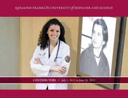 Donor Book - Rosalind Franklin University