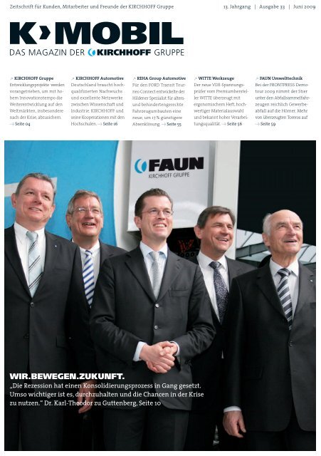 K>MOBIL 33 Ausgabe Juni 2009 (deutsch) - Kirchhoff Gruppe