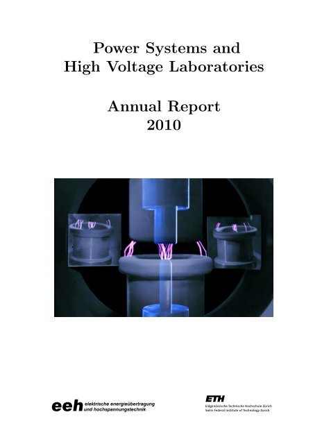 Power Systems and High Voltage Laboratories ... - EEH - ETH Zürich