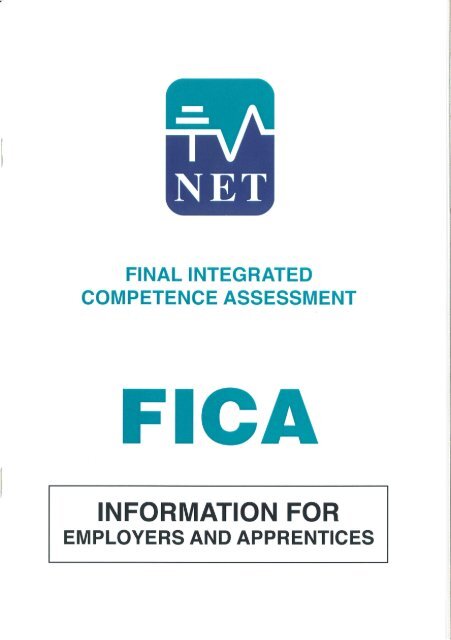 Final Integrated Competence Assessment (FICA) booklet