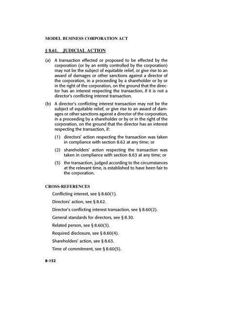 MODEL BUSINESS CORPORATIO