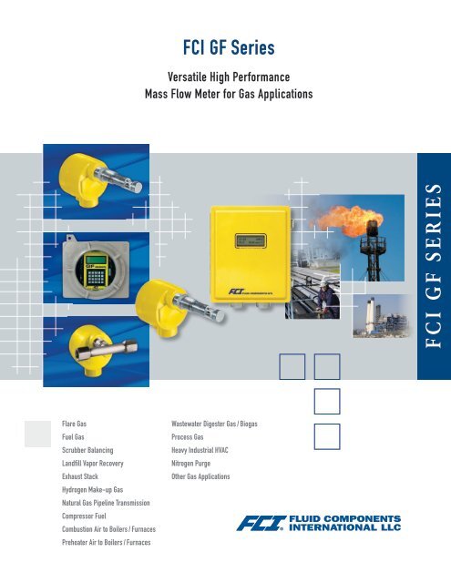 FCI GF SERIES - Fluid Components International