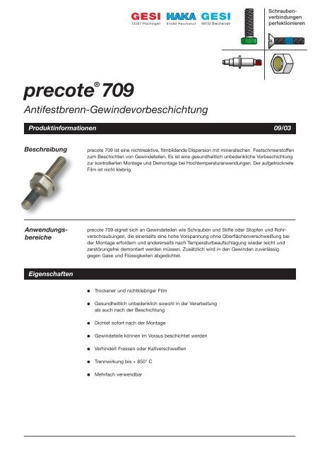 precote 709