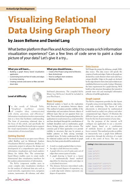 Visualizing Relational Data Using Graph Theory Visualizing Relational Data Using Graph Theory